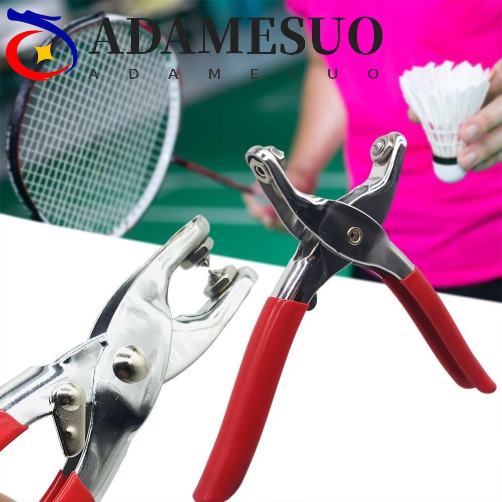 คีมไม้แบดมินตัน ADAMESUO กับอุปกรณ์ประกอบครบเซ็ต: Grommets, สายแบดมินตัน, พีเนียร์ และแหวนยาง ...