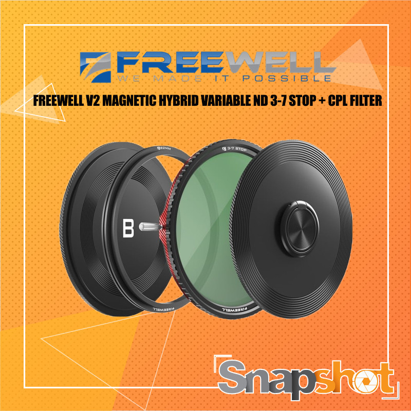 FREEWELL V2 MAGNETIC HYBRID VARIABLE ND 37 STOP + CPL FILTER ...