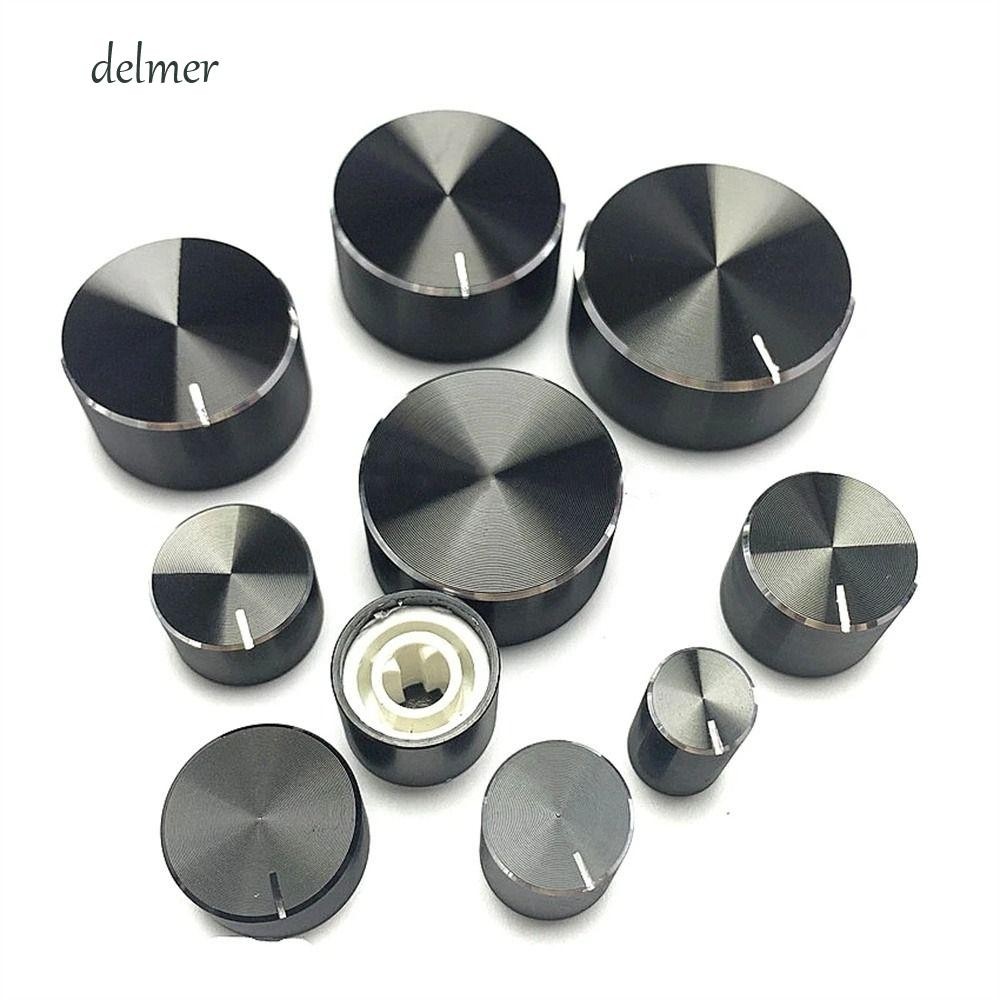 DELMER Potentiometer Cap Audio Knob 6 มม.อลูมิเนียม Rotary Taper ...