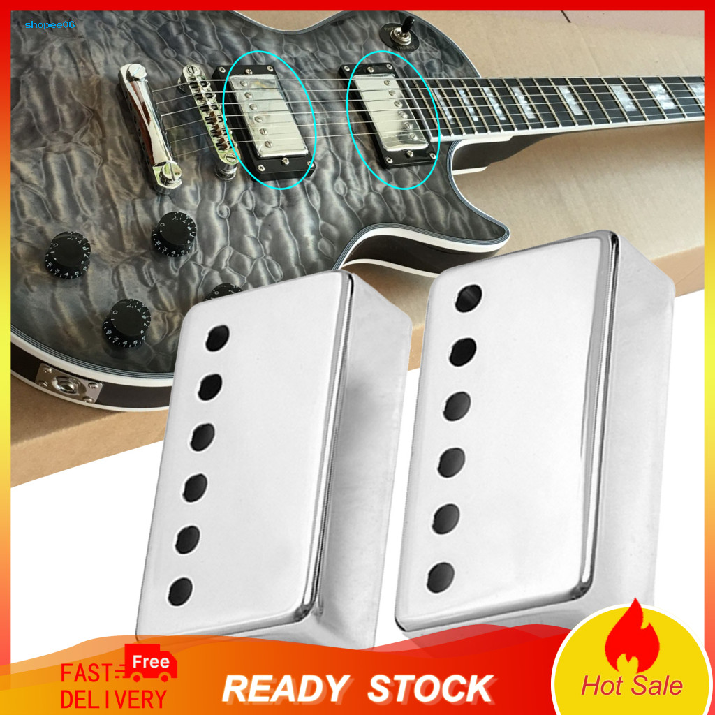 Setn 2 ชิ้นรถกระบะครอบคลุมดนตรี 50/52 มิลลิเมตรเสา Spacing ทองเหลืองกีตาร์ไฟฟ้า Humbucker รถ ...