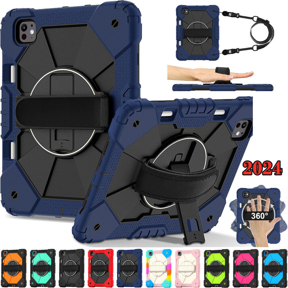 สําหรับ iPad Pro 11 นิ้ว (M4) 2024 Kids Safe Case Heavy Duty กันกระแทก ...
