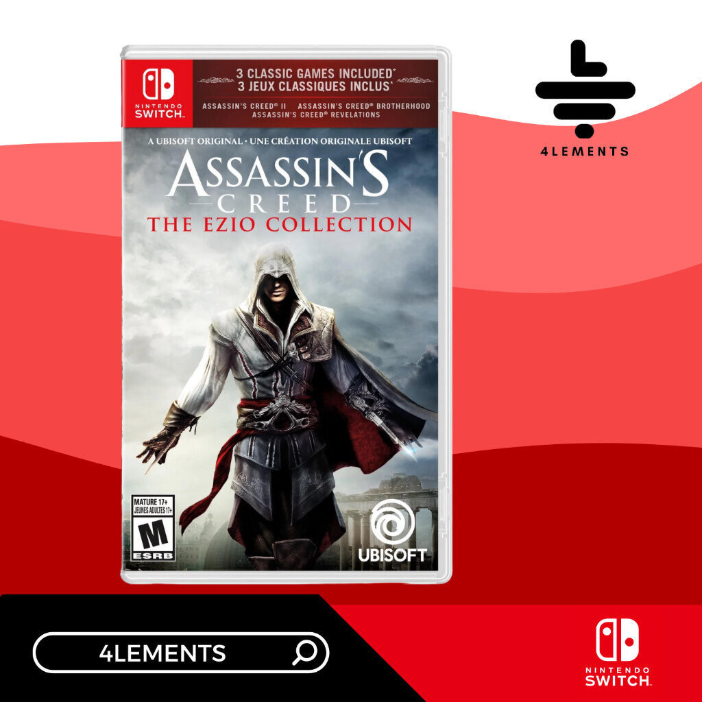 (พร้อมส่ง) SWITCH ASSASSIN'S CREED: THE EZIO COLLECTION (GAME) (ENG ...