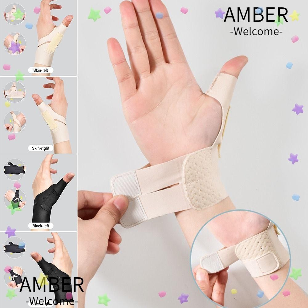 Amber Thumb Support Brace, บรรเทาอาการปวดอุปกรณ ์ กีฬา Tendon Sheath ...