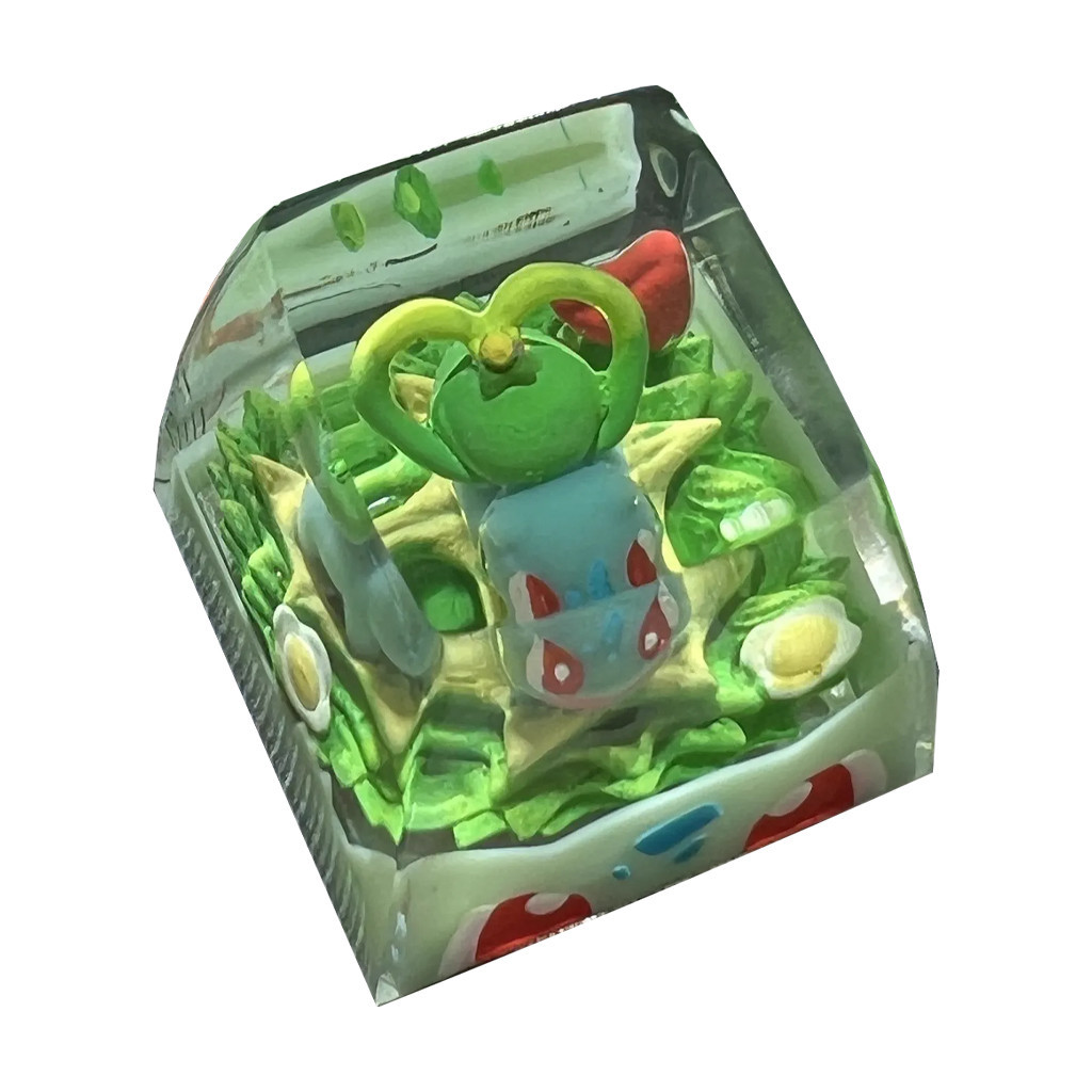 Pokemon Gengar Bulbasaur หยด-กาว Keycap PBT Dragonite Togepi Charmander ...