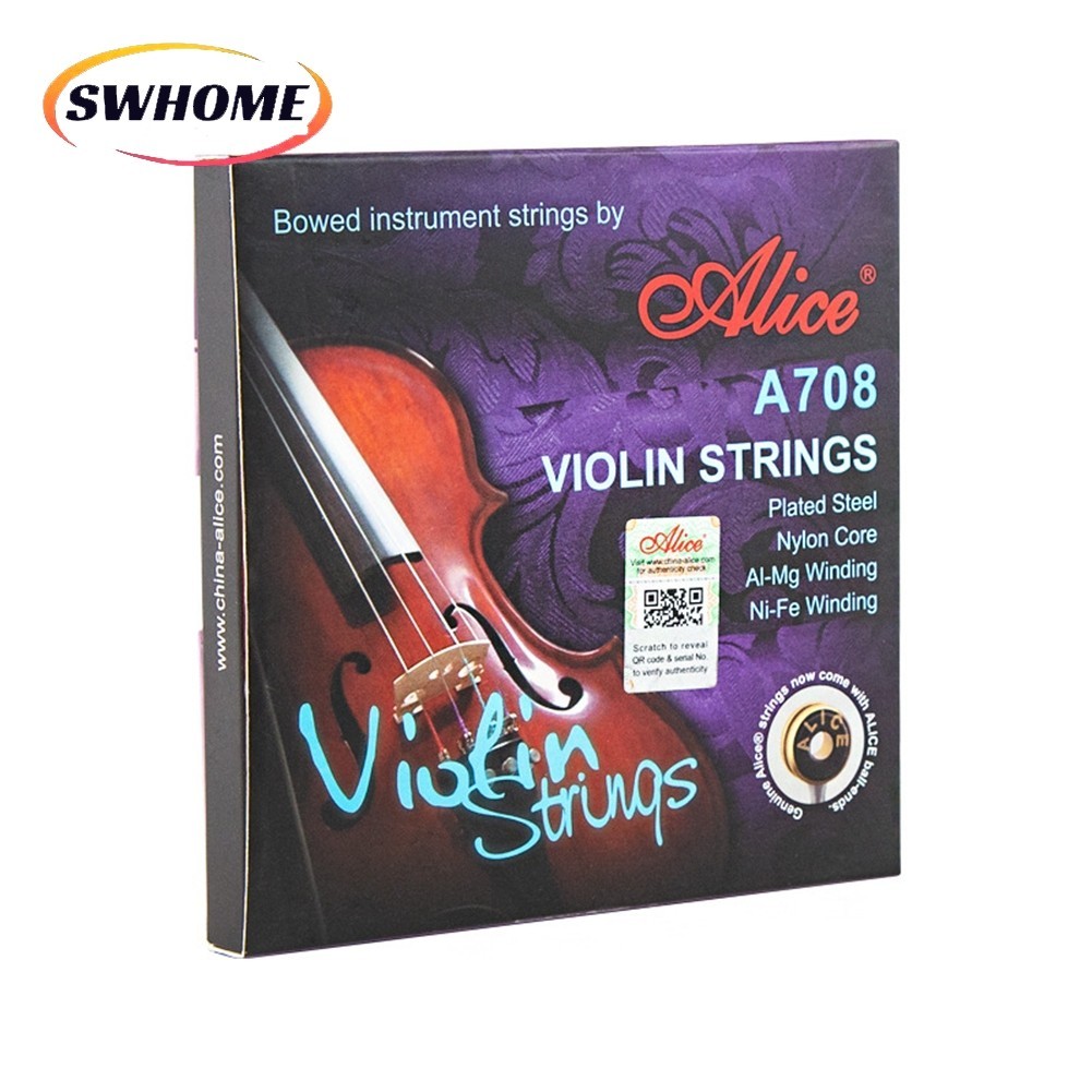 [SWHOME] สายไวโอลิน A708 ระดับไฮเอนด์ 4 สาย 5 ชิ้น E String X2 สําหรับ ...
