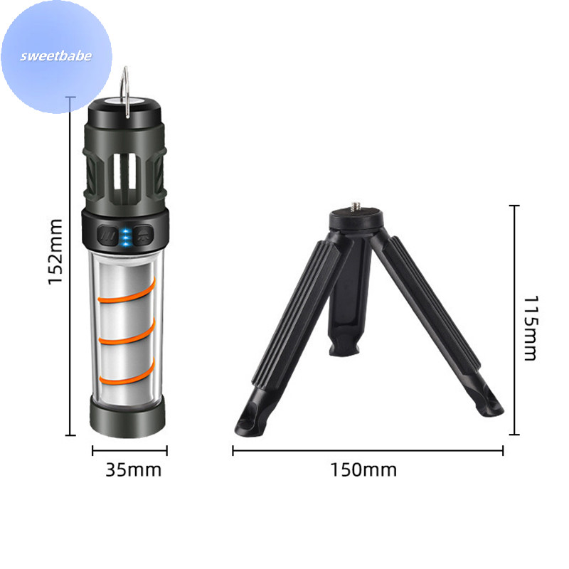 Sebabe Camping โคมไฟฆ่ายุงกลางแจ้งแบบพกพา Hook เต็นท์ Camping Light ...