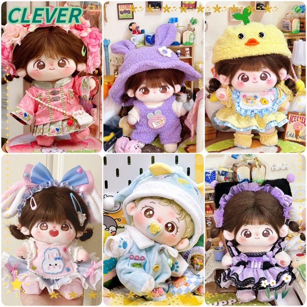 เสื้อผ้าตุ๊กตา CLEVER, อุปกรณ์คาดศีรษะ BJD OB11, ของขวัญน่ารัก 20 ซม.ตุ๊กตาผ้าฝ้ายตุ๊กตาทํามือ ...
