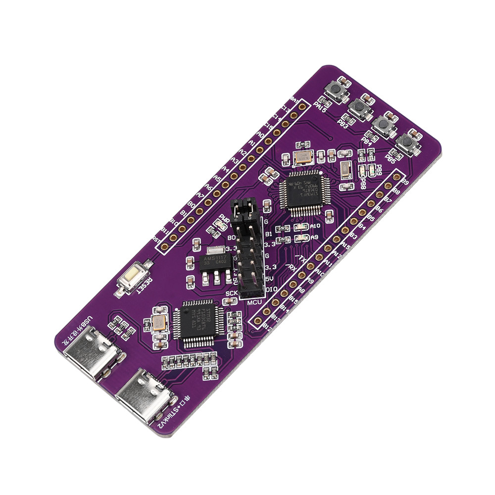 Pcbfun STM32F103C8T6 บอร์ดพัฒนาระบบบอร์ดบูรณาการ St-Link V2 จําลอง Burner Ttl Serial Port ดาวน์ ...