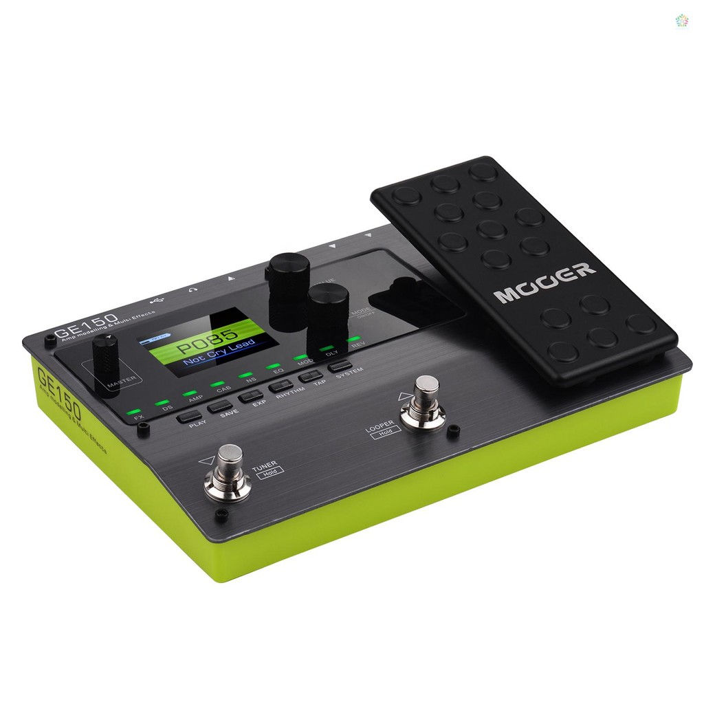 Mooer GE150 Amp Modelling & Multi Effects Pedal 55 เครื่องขยายเสียงรุ่น 151 Effects 80s Looper ...
