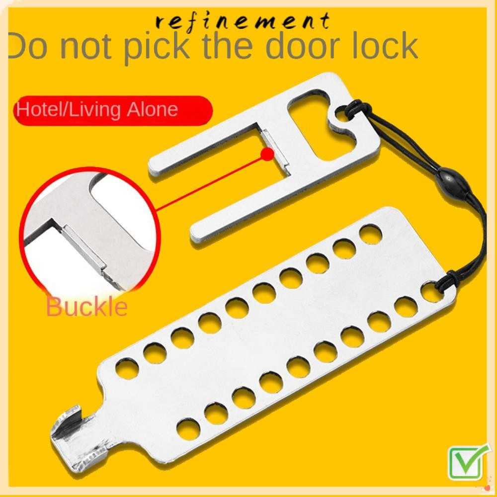 Refinement ประตูล็อค, Anti Theft Travel Tool Safety Latch, Punch-free ...
