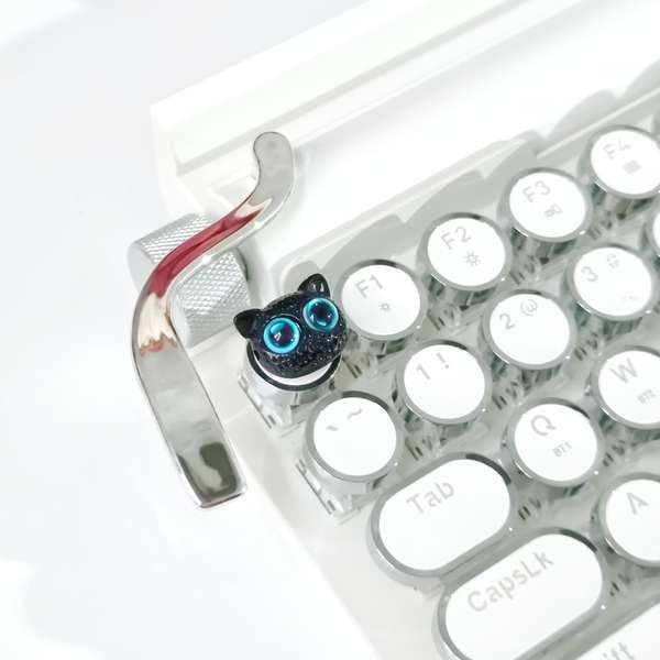 keycap ไทย keycaps คีย์แคป แฮนด์เมดน่ารักบุคลิกภาพแมวสีดําน้อย ...