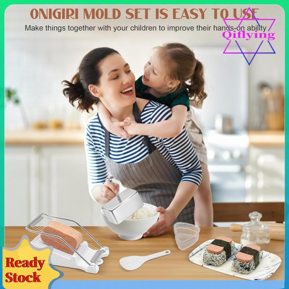 4 ชิ้น DIY Bento Picnic ชุดซูชิ Musubi Maker Kit Luncheon เครื่องตัด ...