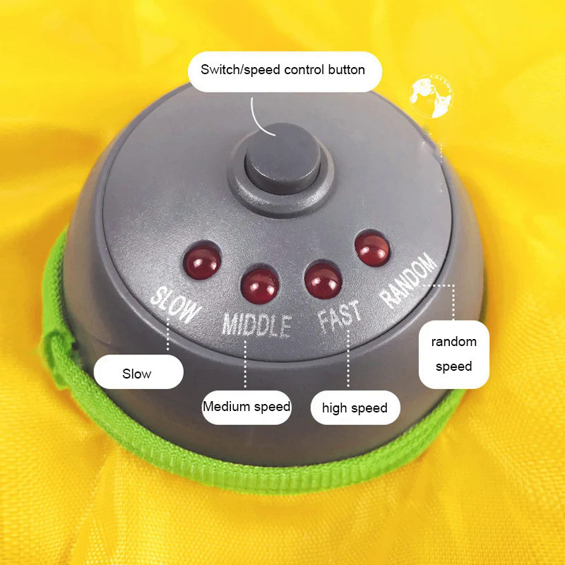 Automatic 4 Speeds Interactive Pet Toy For Cat Kitty Electric Cat Toy ...