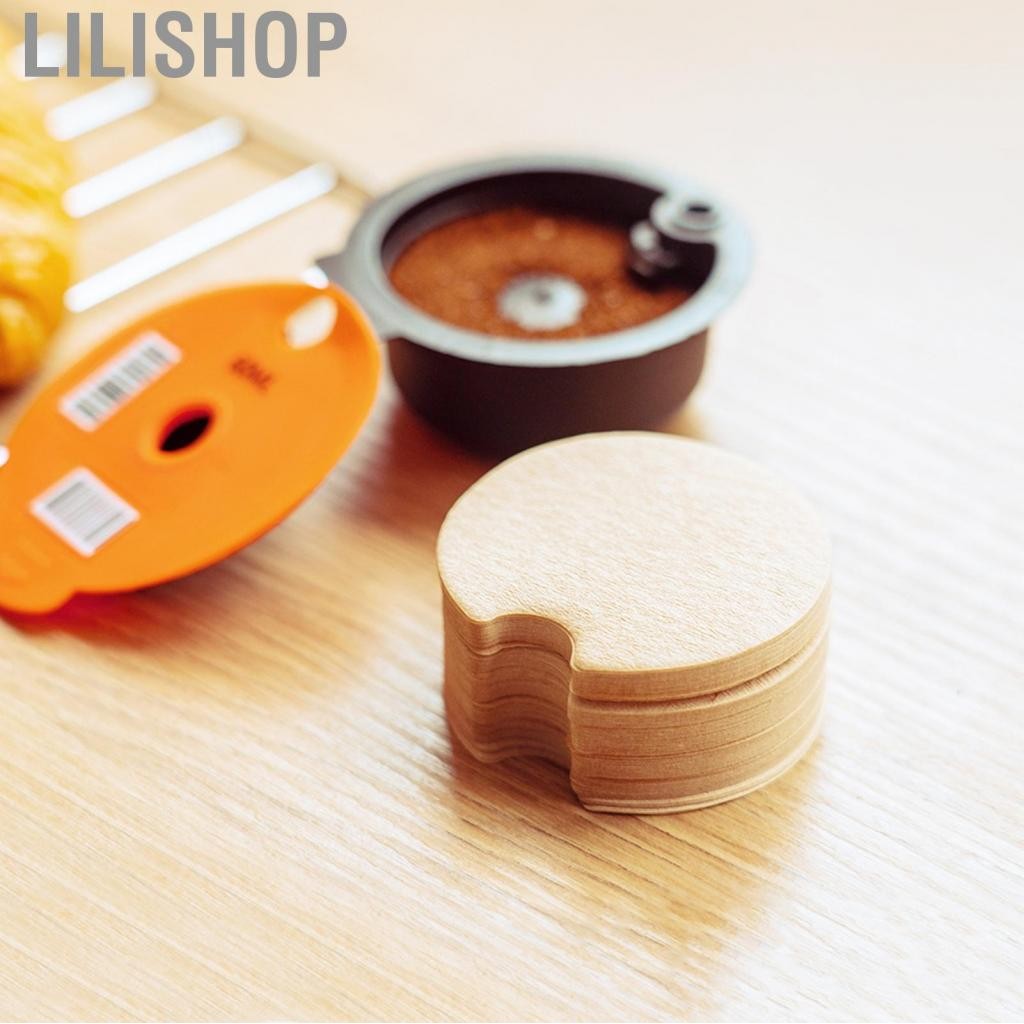 Lilishop 100 ชิ้นตัวกรองกาแฟไม่ฟอกขาวรอบ Maker กระดาษเปลี่ยน | Shopee Thailand