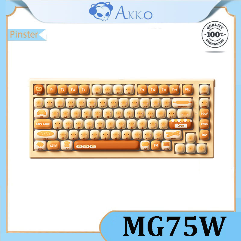 Akko MG75W Mantou Paradise Dual Mode Mechanical Keyboard Hot Plug เห็ด ...