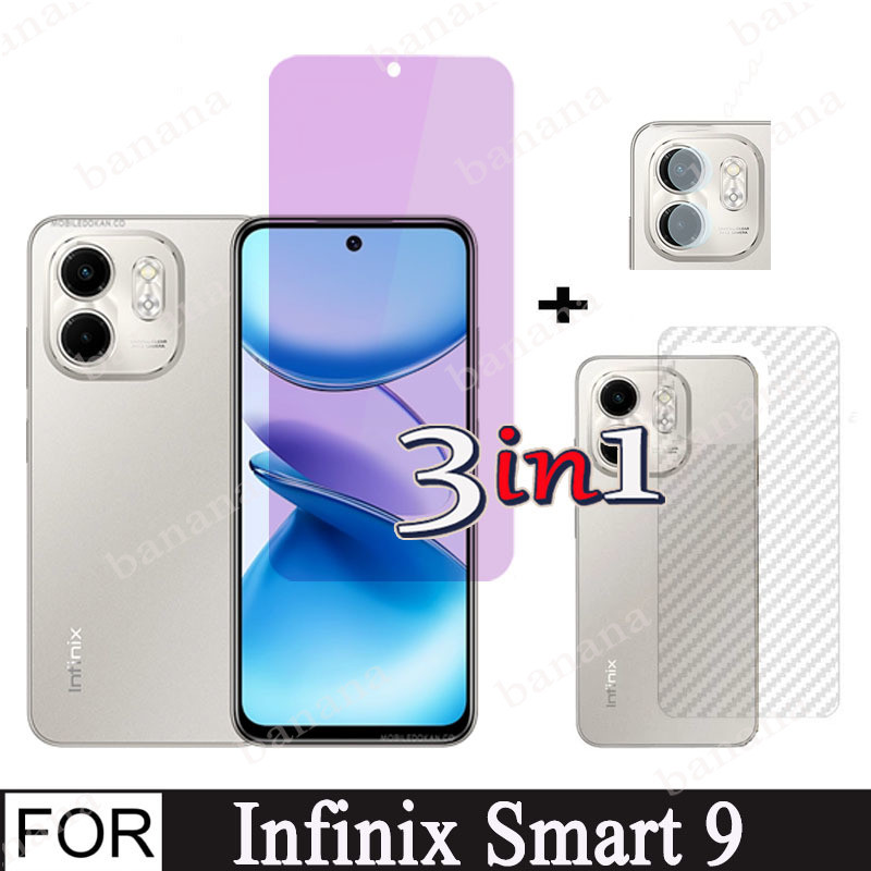 3 In 1 Infinix Smart 9 เซรามิคฟิล์มนุ่มสําหรับ Infinix Smart 8 7 Hot ...