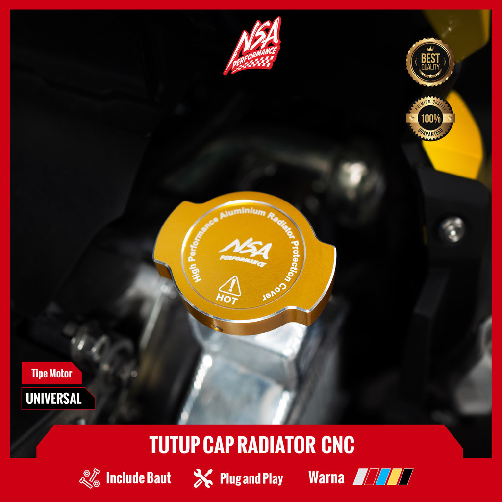 Nsa COVER RADIATOR LID COVER RADIATOR FULL CNC UNIVERSAL อุปกรณ์เสริมรถ ...