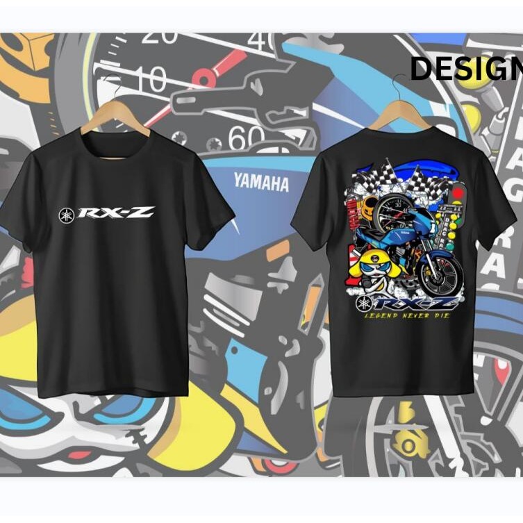 เสื้อยืด Yamaha Rx-z Energy (baju Motor Sublimation) Rxz T Shirt ...
