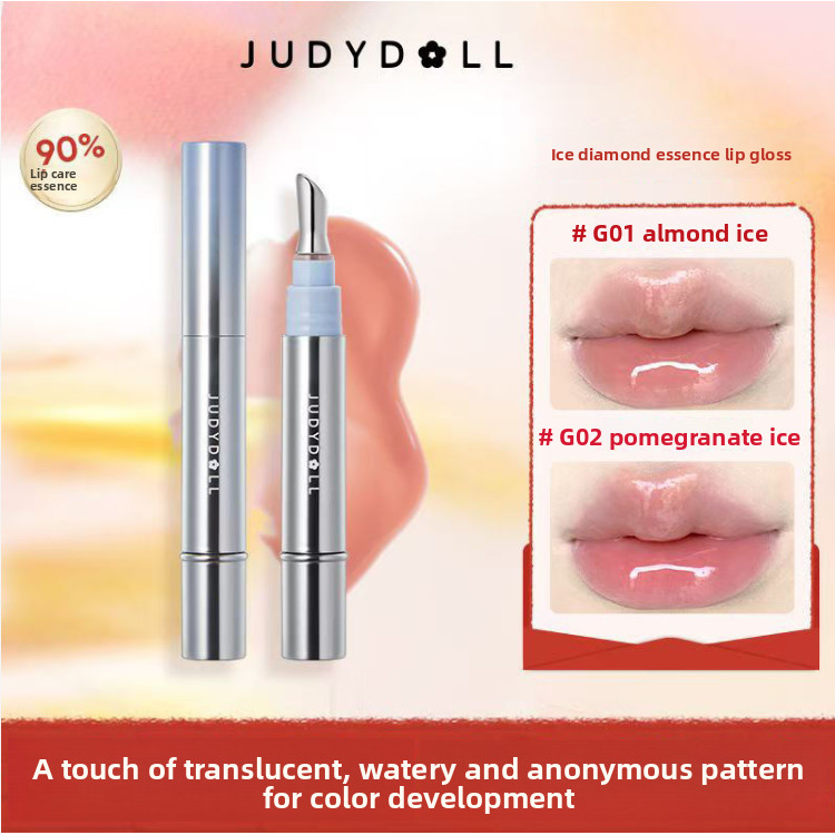 JUDYDOLL # JudydoLL Ice Diamond Essence ลิปกลอส ลดเส้นละเอียด นําเสนอความชุ่มชื่นและเงา Plump ...