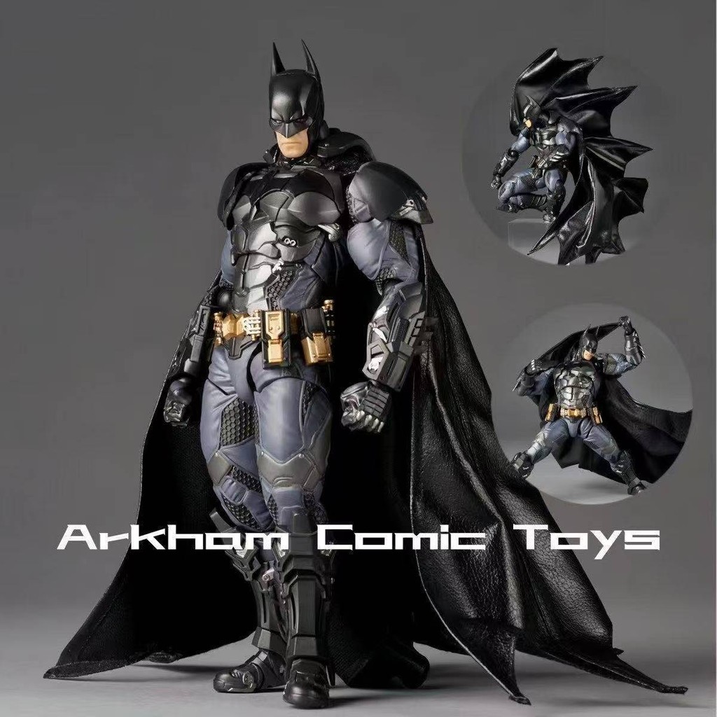 Kaiyodo Revoltech Amazing Yamaguchi Arkham Knight Batman Poseable ...