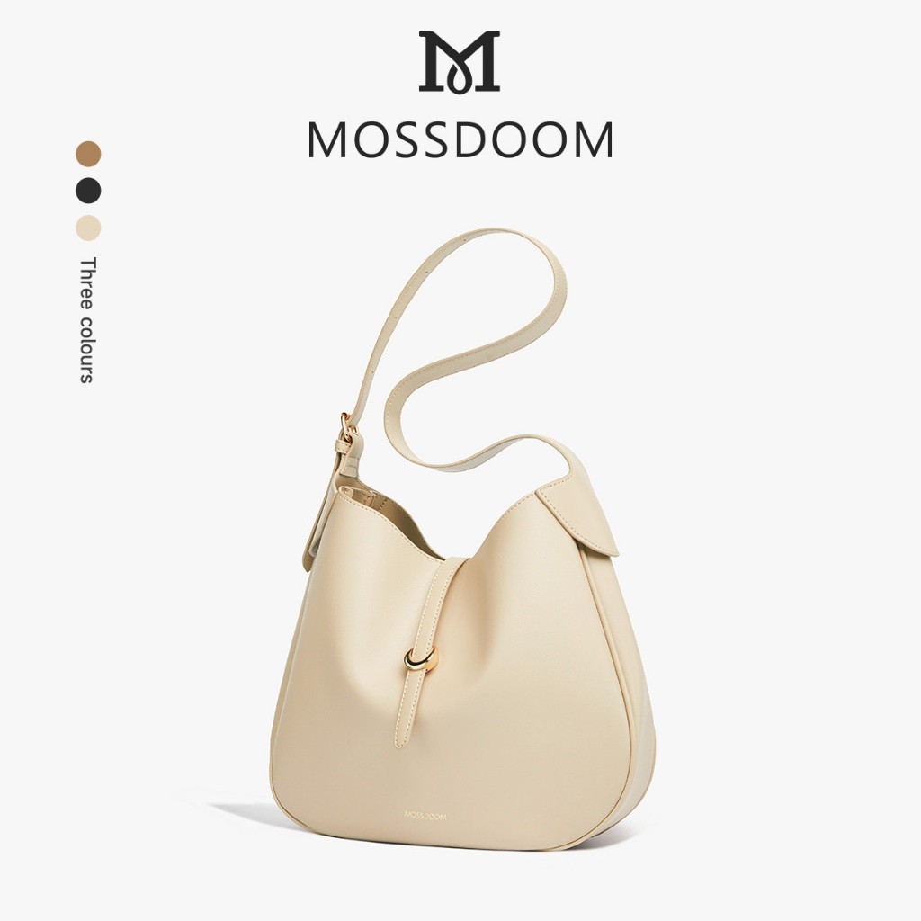 MOSSDOOM กระเป๋าสตรี Bailey Bag Mosdoom กระเป๋าสะพายข้างจับจีบ | Shopee ...