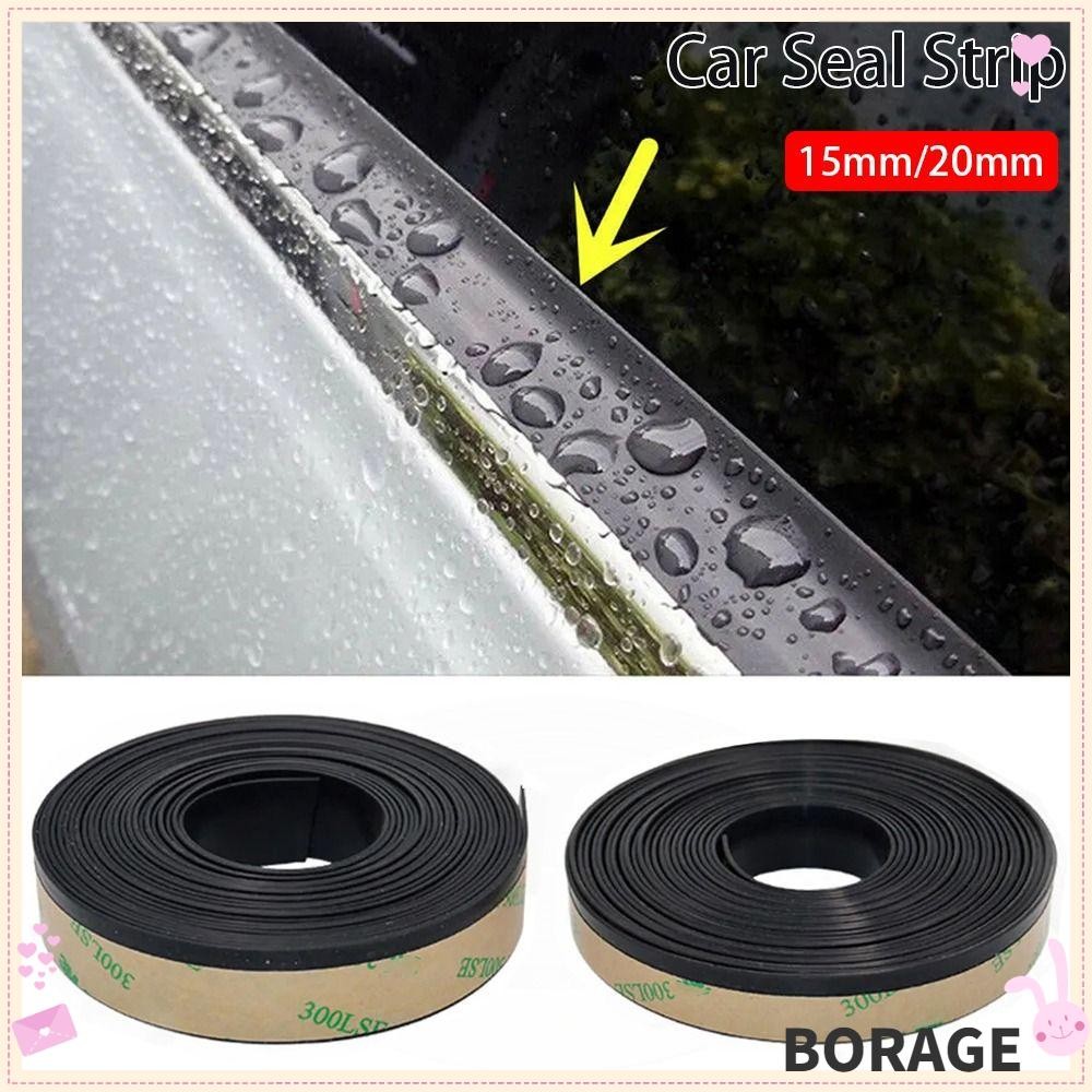 BORAG 1 ชิ้นแถบปิดผนึกรถยนต์,อุปกรณ์ตกแต่งภายในอัตโนมัติด้านหน้าด้านหลังกระจกหน้าต่างขอบ ...