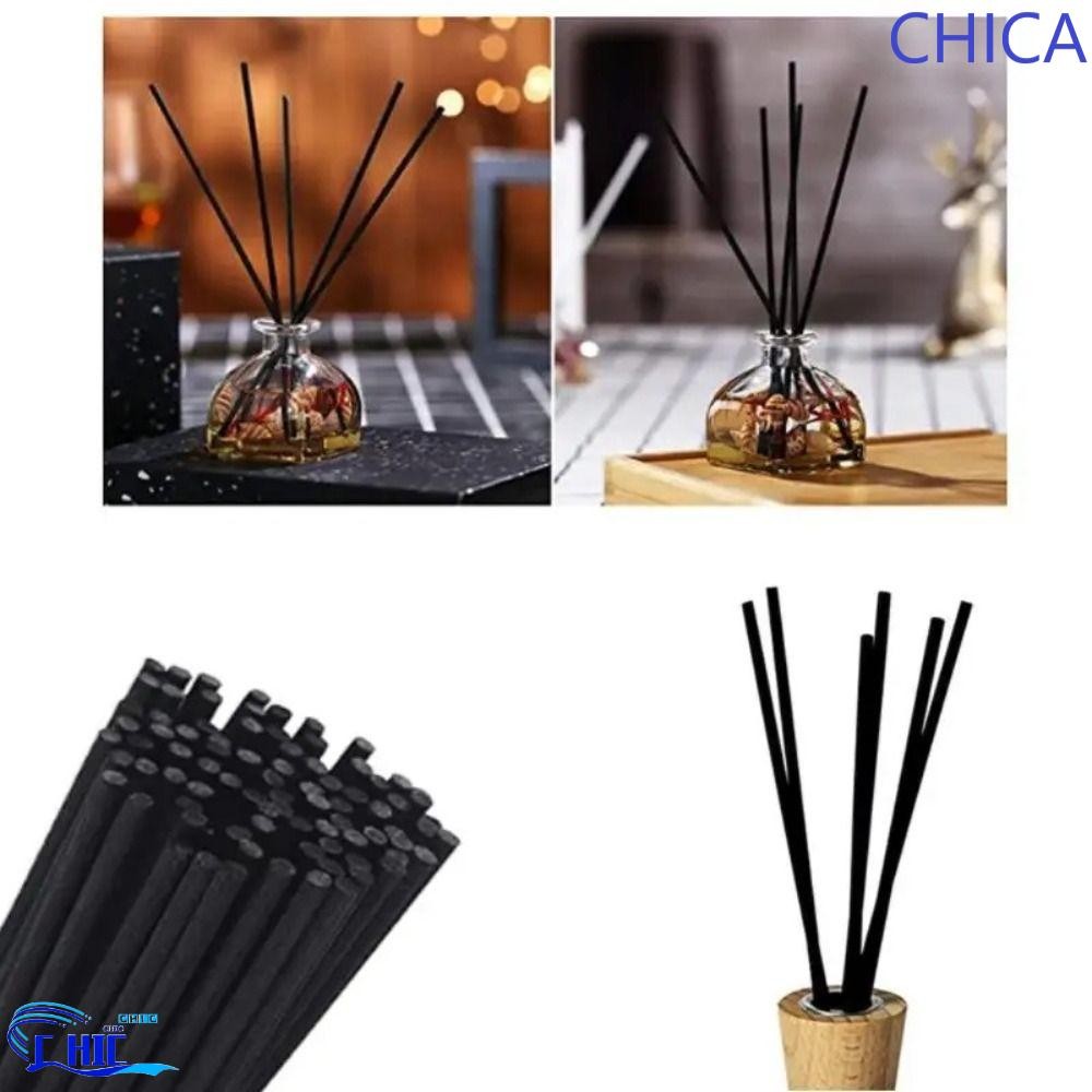 CHICA 100 ชิ้น Reed Diffuser เปลี่ยน Stick, 3 มม.* 25 ซม.แบบพกพา Fiber ...