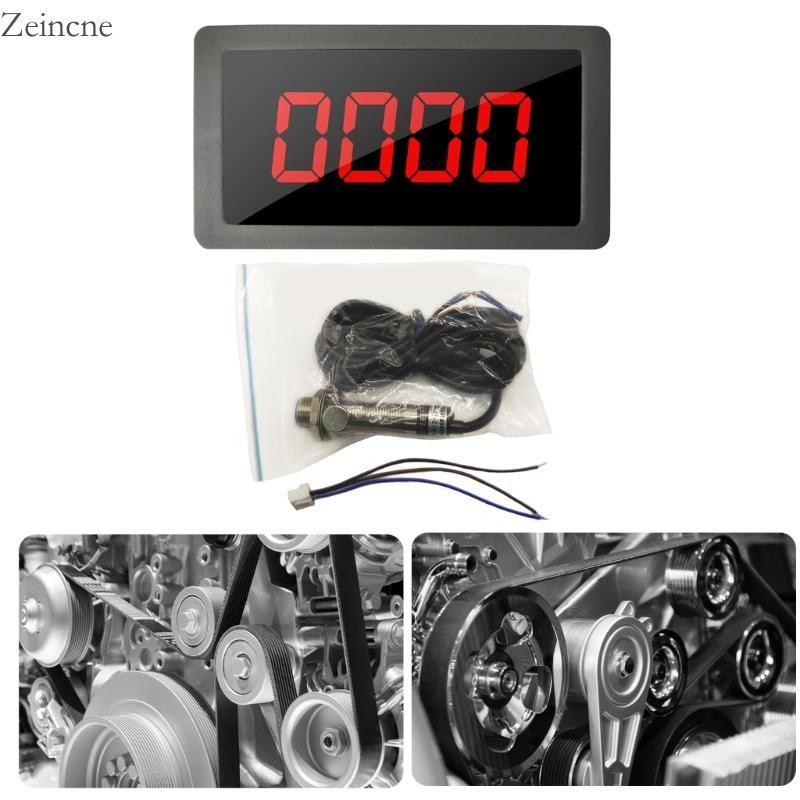 Zein เครื่องวัดความเร็วมอเตอร์อุตสาหกรรม Digital LED TACHOMETER พร้อม ...