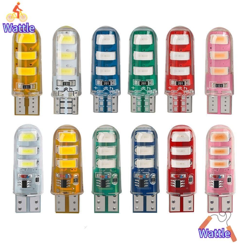 Wattle ไฟแดชบอร์ด LED, T10 5630 ไฟเลี้ยว LED, ไฟป้ายทะเบียน 12V 6SMD | Shopee Thailand