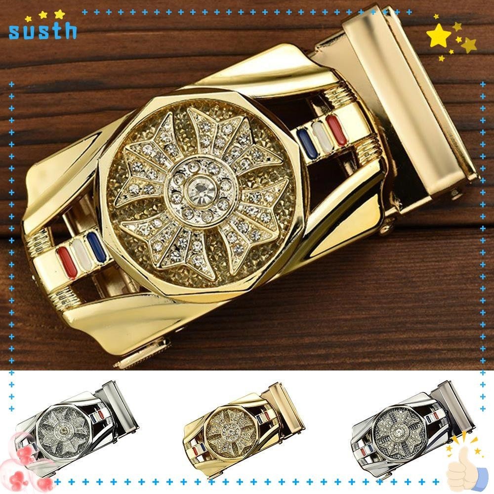 Susth Time To Run Belt Buckle, หัวเข็มขัดอัตโนมัติแบบหัวหมุน, แฟชั่นรถ ...