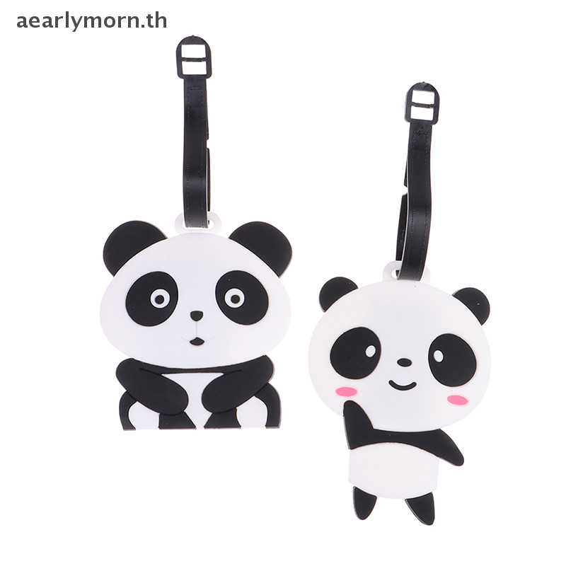 Aa Panda การ์ตูน Boarding Pass กระเป๋าเดินทางการ์ตูนแท็กกระเป๋าออกแบบ ...