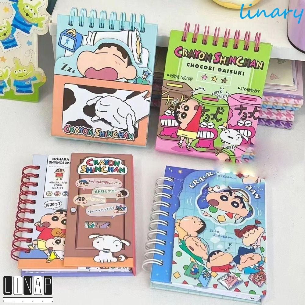 Culinaryhv Kawaii Shin-chan Notebook, มินิแบบพกพา Crayon Shin-chan ...