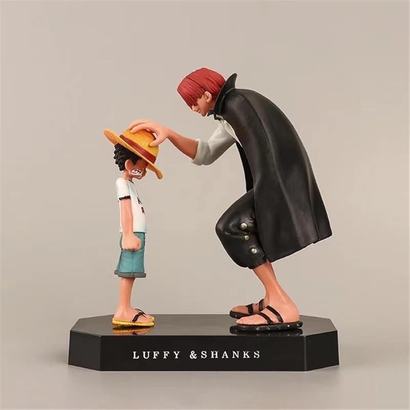 Anime Figures Set: Luffy & Shanks - One Piece Figure Set | Shopee Thailand