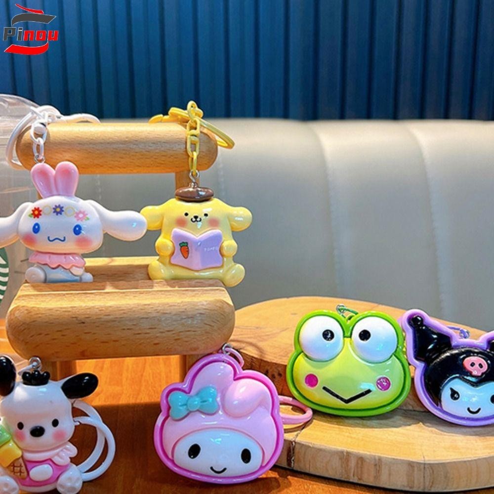 พวงกุญแจรถยนต์ PINOU, พวงกุญแจ Pompompurin Frog Kuromi Melody, Kawaii ...