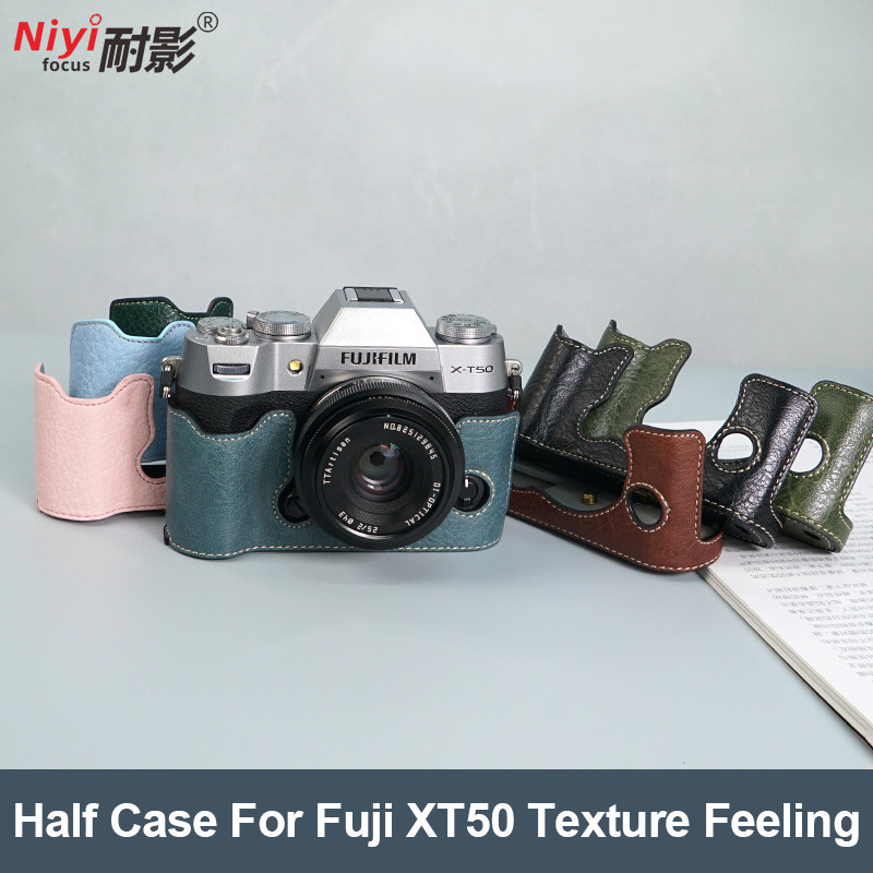 หนัง PU XT50 Base Case Fujifilm XT50 กระเป๋าปลอกครึ่งตัว Fuji X-T50 | Shopee Thailand