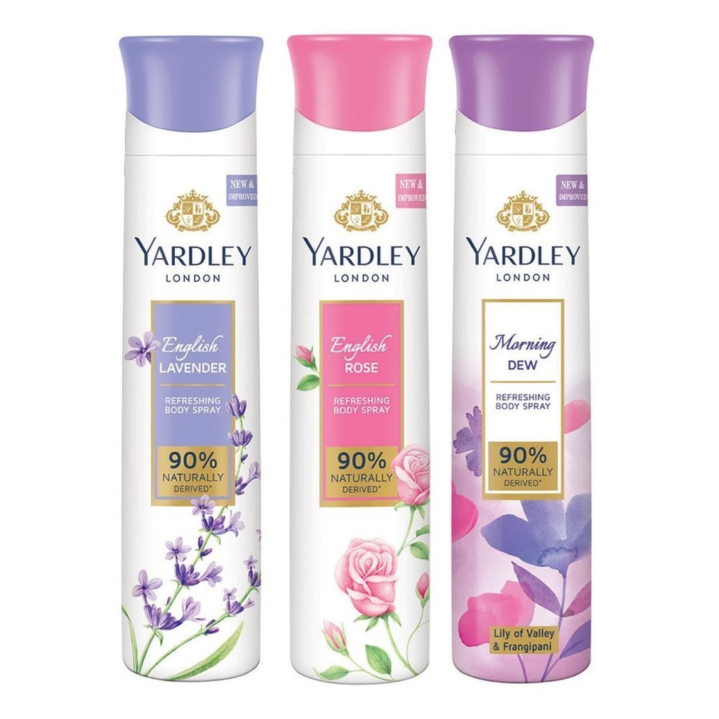 Yardley London refreshing body spray 150ml ฉีดวันสบายๆ หรือฉีดก่อนนอน ...