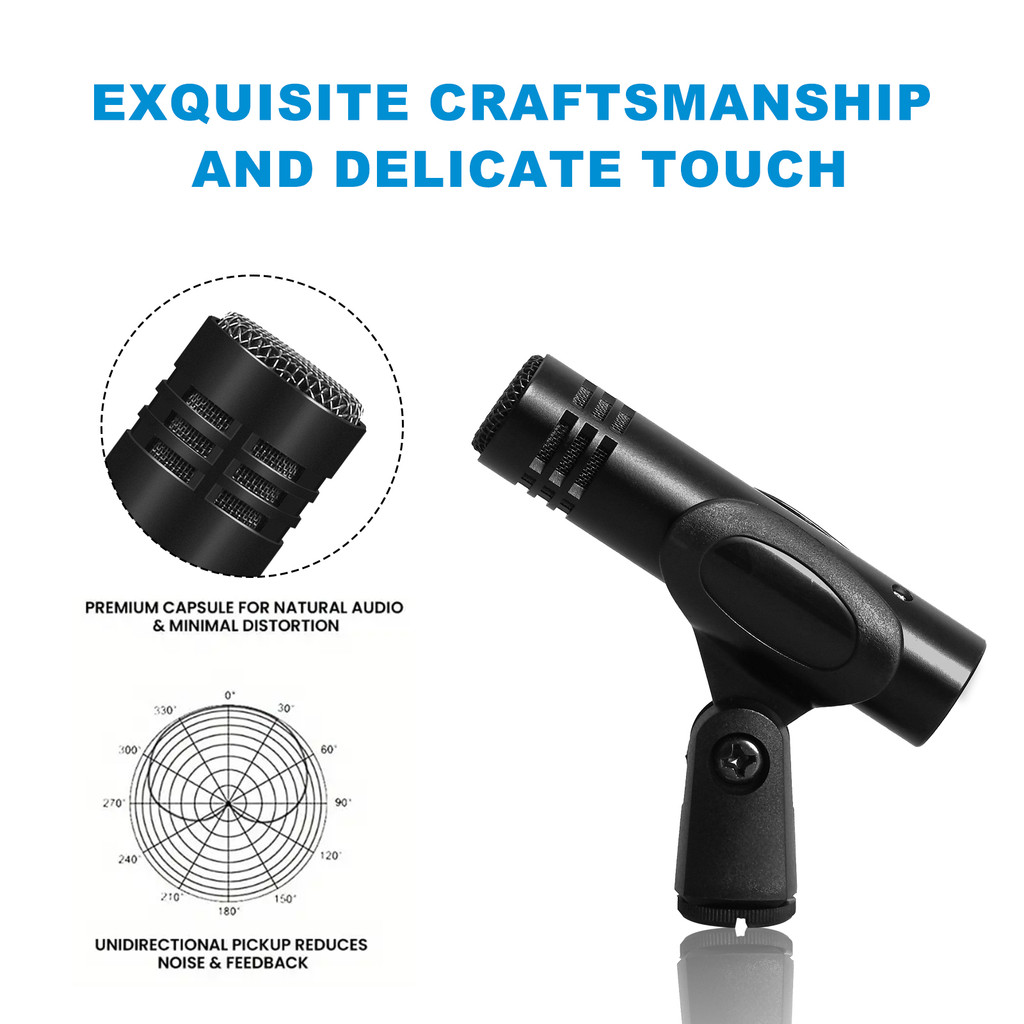 E614 ไมโครโฟนดรัมโลหะ เครื่องกระทบไมโครโฟนแบบมีสายคอนเดนเซอร์ไมโครโฟน ...