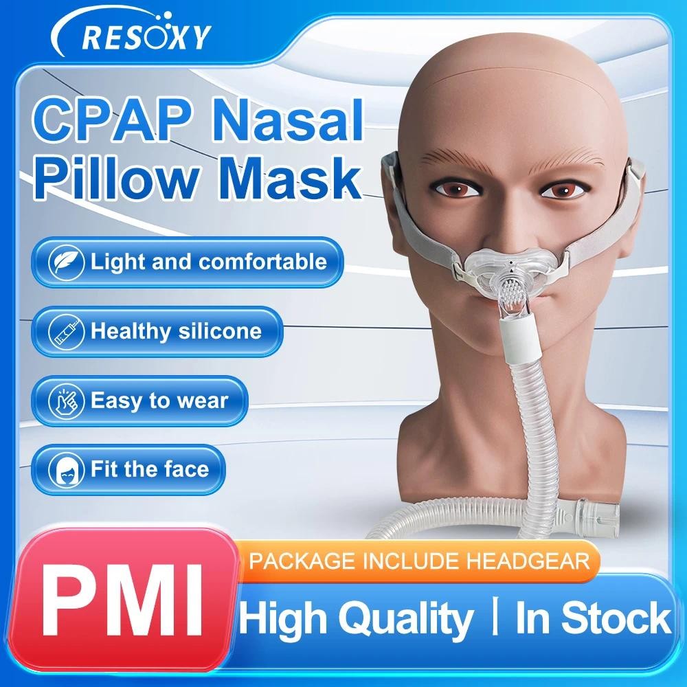 Cpap Mask Nasal Pillow Mask Medical Silicon Auto CPAP Nasal Mask with ...