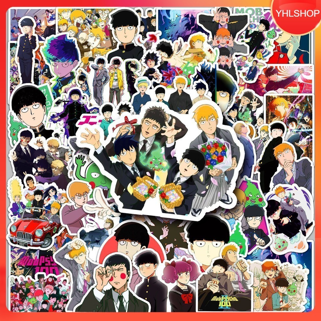 สติกเกอร์ Shigeo Kageyama | Mob Psycho 100 Sticker กันน้ำ DIY ติดรถ มือ ...