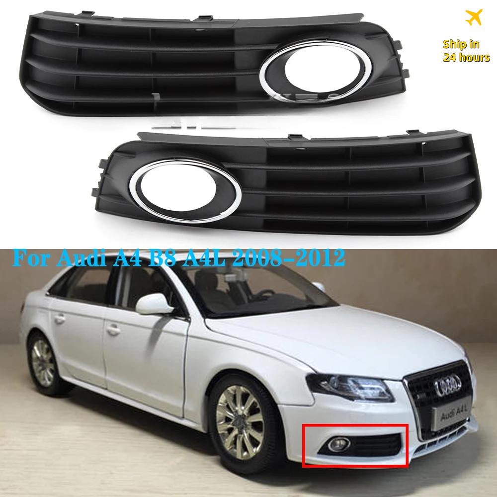 Xm กันชนหน้าไฟตัดหมอกกระจังหน้าย่างสําหรับ Audi A4 B8 A4L 2008 2009 2010 2011 2012 รถ-Styling ...