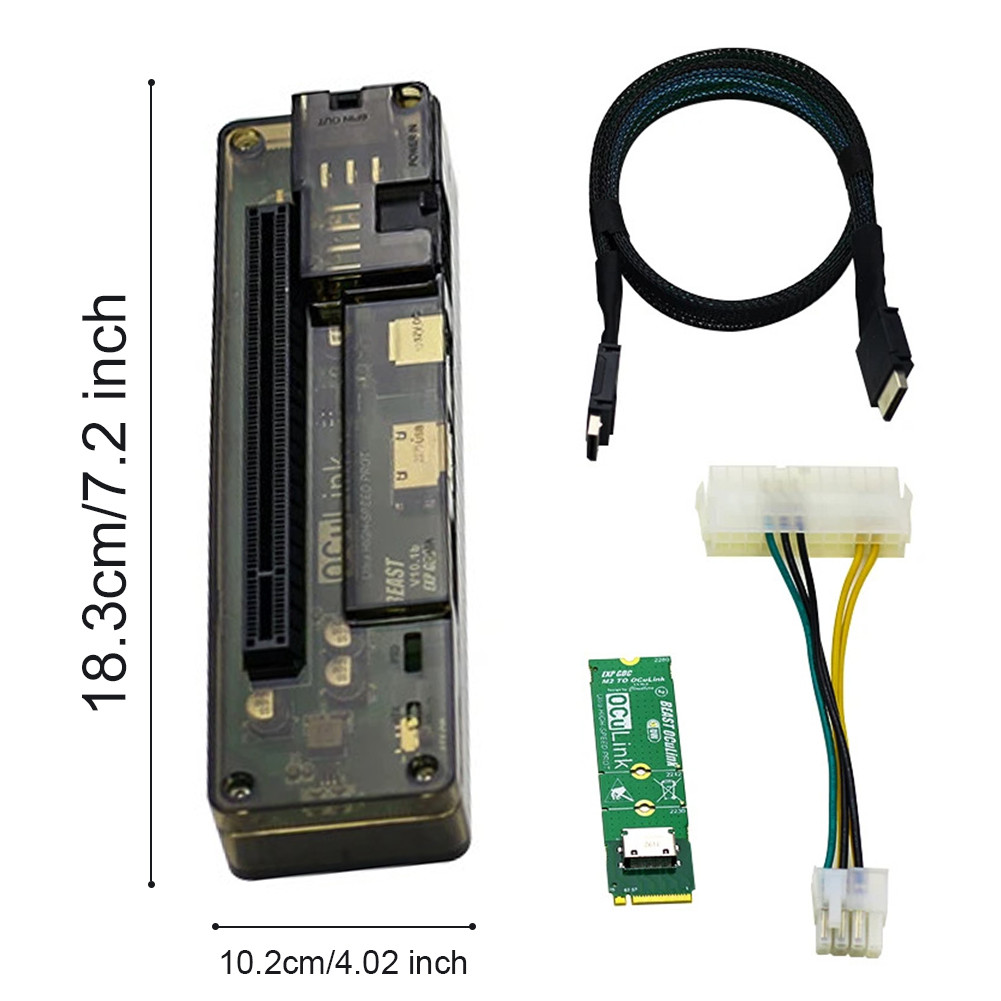 Exp GDC OCuLink GPU Dock 32 Gbps ฐานการ์ดกราฟิกแยกภายนอกที่มีประโยชน์ ...