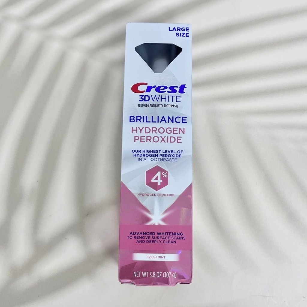 [Crest®] 3D White Brilliance Hydrogen Peroxide Toothpaste with Fluoride ...