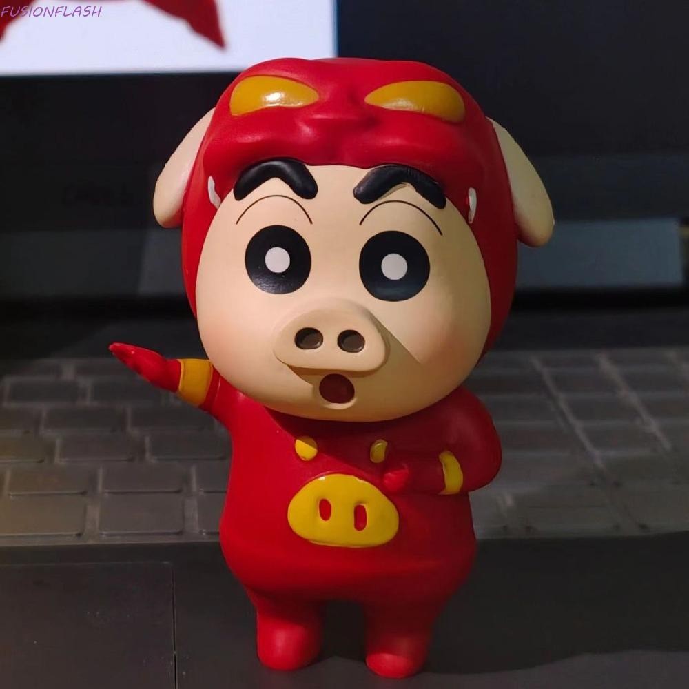 Fusionflash Crayon Shin-Chan อะนิเมะรูป, Super Pig Man Desktop Decor ...