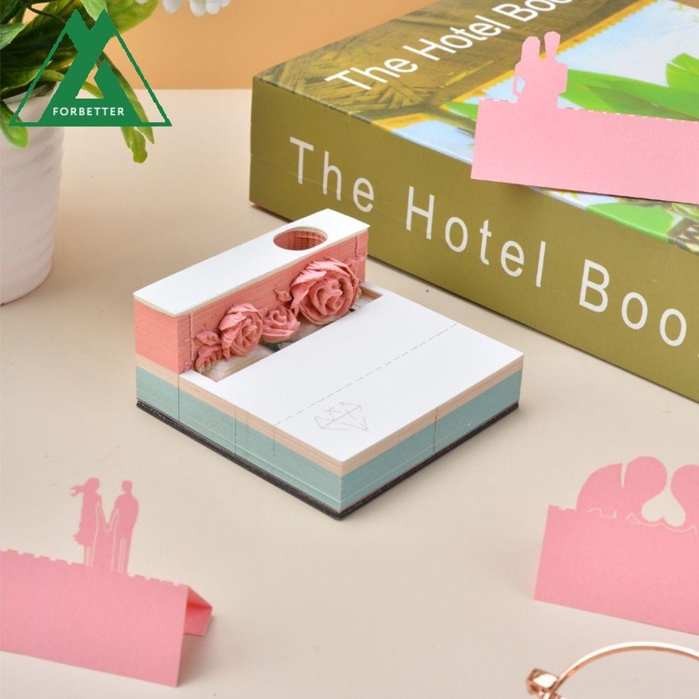 Forbetter 3D แกะสลัก Sticky Notes, Temple Castle Universe งานฝีมือทํา ...
