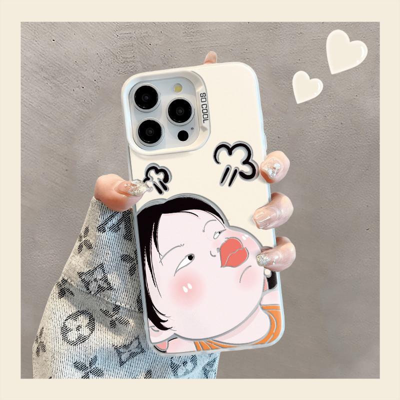 Pouting Girl 01รูปภาพปลอกสำหรับ iPhone 16 15 14 13 12 11 Pro Plus MAX x ...