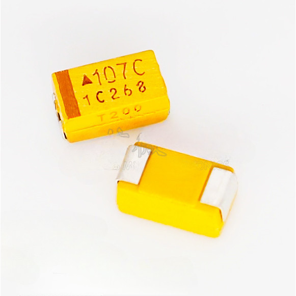 C ประเภท 6032 100UF16V 10% Patch Tantalum Capacitor 107C Galblader ...