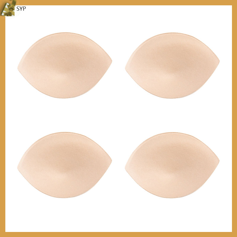 เต้านม Pad แทรก 4 คู่กีฬา Bra Push up Pads บิกินี่ชุดว่ายน้ําสําหรับ ...