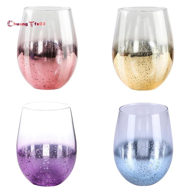 Chuangtfx03Crystal Clear Starry Sky Wine Glasses ค็อกเทลวิสกี้แก้วไวน์หม้อ-ถ้วยป่องน้ําผลไม้แก้ว ...