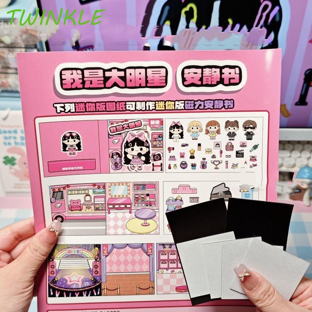 TWINKLE1 Pinch Music หนังสือเงียบ, หนังสือกิจกรรมกระดาษ Telado Busy ...