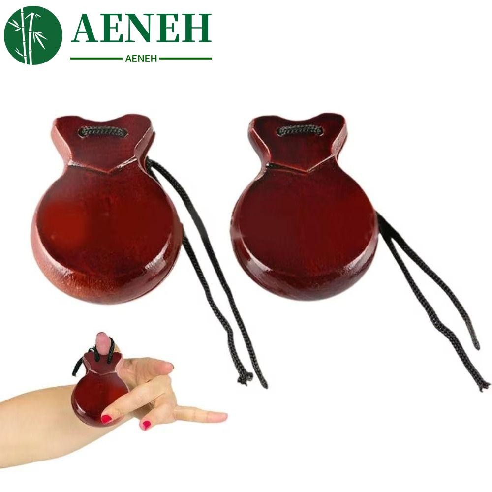 AENEH สเปน Castanets, ไม้แบบดั้งเดิม Flamenco Dance Castanets, สําหรับ ...